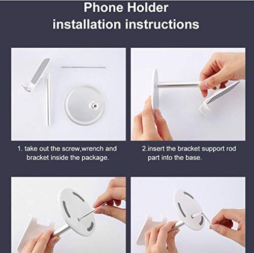 Mobile Phone Stand | adjustable desk holder for video calls and study ...