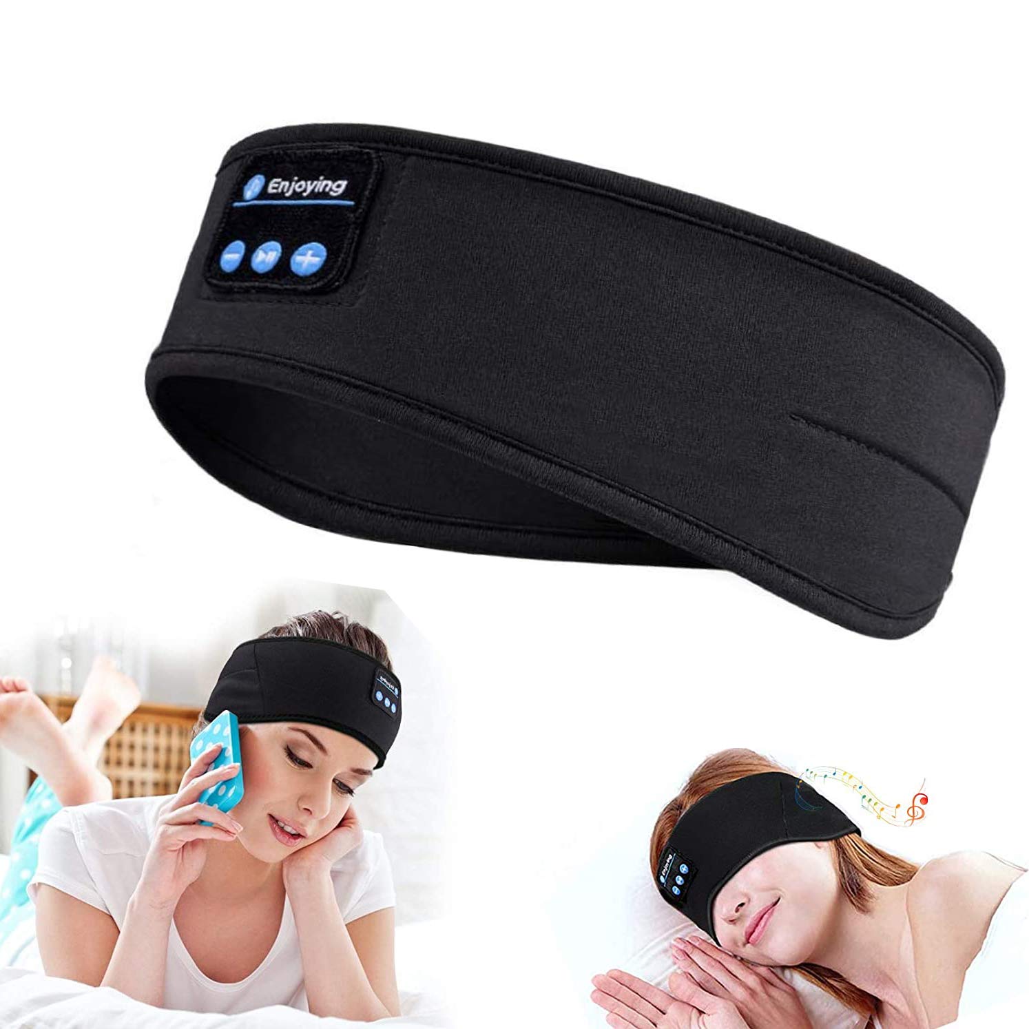 Bluetooth headband for side sleepers | comfortable sleep & workout ...